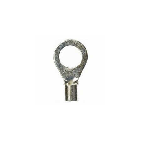 Panduit Ring Terminal, 1/2 in Stud Size, 6 AWG, 2,000 V, Bare Insulated ...