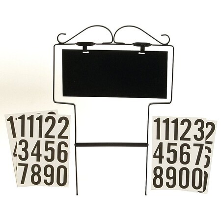 Hy-Ko House Number Kit, Character: 0 to 9, Black Character, White ...