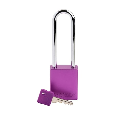 Brady Standard Key Retaining Lockout Aluminum Padlock 3 in Steel ...