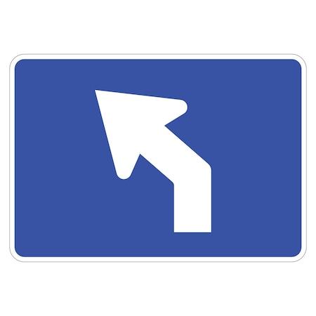 Sign Solutions Usa Advance Left Turn Arrow 21X15 High Intensity ...