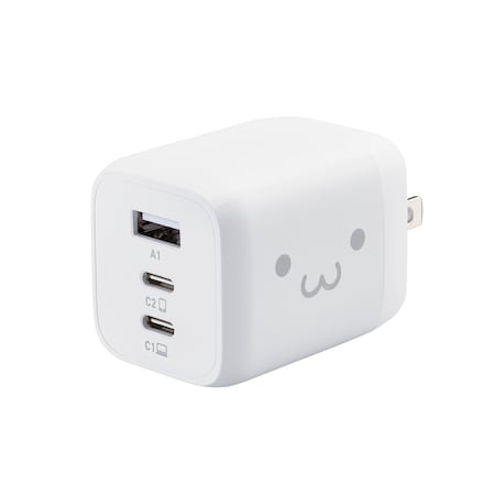 Elecom 65W Smart PD-PPS USB Charger, GaN II Fast Charging, Thermal ...