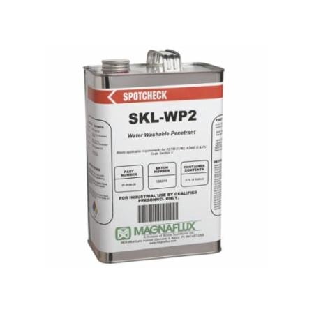 Magnaflux Spotcheck SKL-WP2 Water Washable Penetrant, 1 gal, Bottle ...