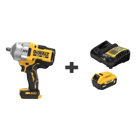 Dewalt Cordless Impact Wrench DCF961B/DCB205C | Zoro
