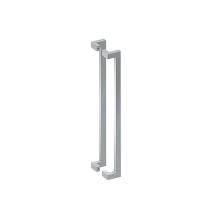 Deltana 36in Back to Back Modern Offset Door Pulls Satin Stainless ...