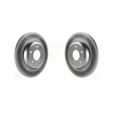 Genius Rear Coated Disc Brake Rotors Pair For Audi Q5 A4 Quattro A5 A7 ...