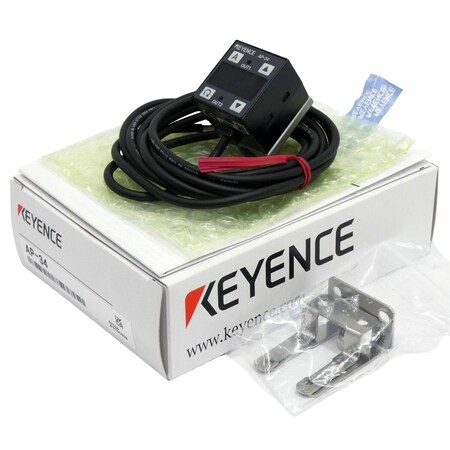 Keyence Two-Color Digital Display Pressure Sensor, Main Unit, NPN AP-34 ...