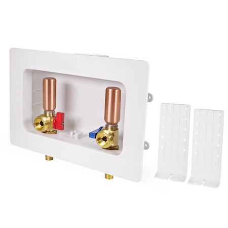 Everflow Washing Machine Outlet Box W/ Hammer Arrestors 1/2'' PEX A ...