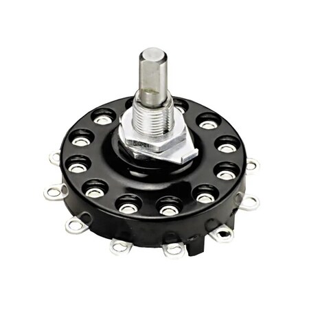 Grayhill Rotary Switch, 5 Positions, Spst, Latched, 1A, 120Vdc, Solder ...