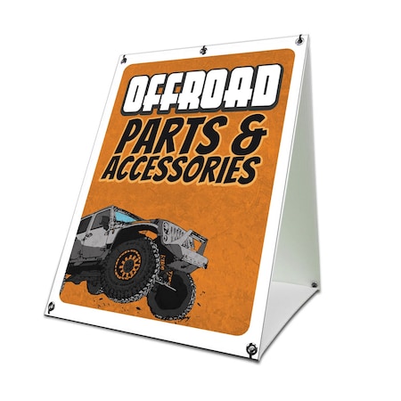 Signmission Off-Road Parts, 36 Inch x 24 Inch A-frame Yard Sign ...