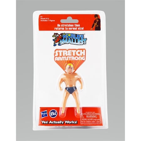 Toyopia Worlds Smallest Stretch Armstrong Rubber, Multi Color TO2514270 ...