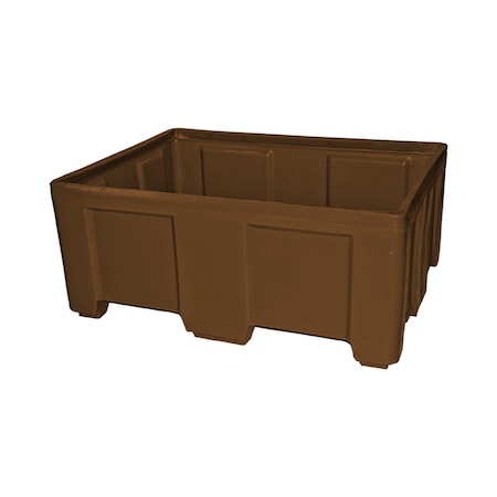 Myton Industries Stack Only Bulk Ship Container, 800lb. capacity, BRN ...