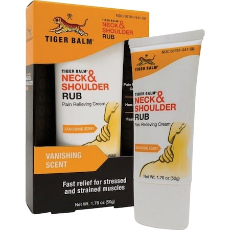 Tiger Balm 1.76 Oz. Neck & Shoulder Rub Pain Reliever T-42101 | Zoro