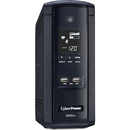 Cyberpower LINE INTERACTIVE, MINI-TOWER, 10 OUTLETS, LCD, USB CHARGE ...