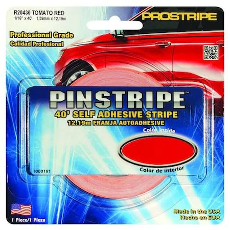 Prostripe 1/16''X40'TOMATO RED R20430 | Zoro