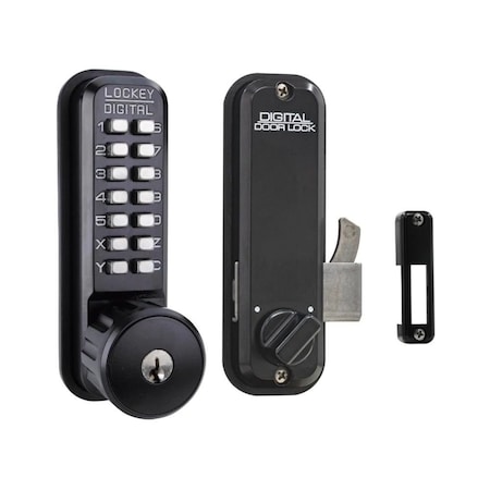 Lockey Usa Lockey Mechanical Keyless Surface Mount Hook Bolt with Key ...