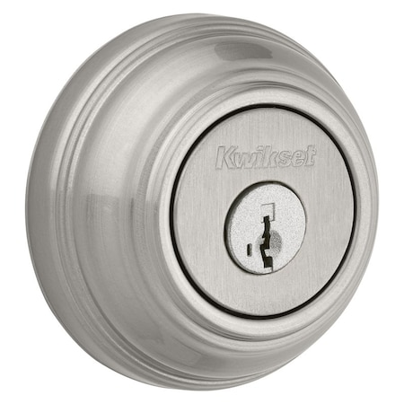 Kwikset 99850074 Deadbolt, 1 Grade, K4 Key, Metal, Satin Nickel, 238 to ...