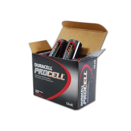 Duracell Procell Professional Alkaline Batteries - Size C, C, 12PK ...