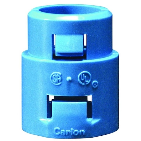 Carlon Terminal Adapter, 1/2 in, 1.4 in L, PVC, Blue A253D-CAR | Zoro