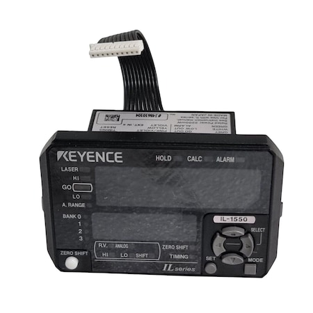 Keyence CMOS Analog Laser Sensor, Amplifier Unit, Panel Mount Type IL ...
