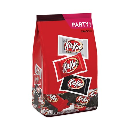 Kit Kat Assorted Snack Size Candy Bars Party Bag, Assorted Flavors, 31 ...