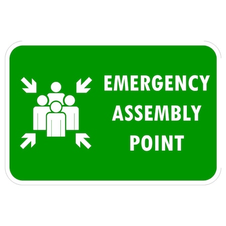 Sign Solutions Usa Emergency Assembly Point 18X12 High Intensity ...