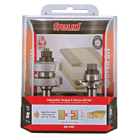 Freud Router Bit Set, Carbide 99-036 | Zoro
