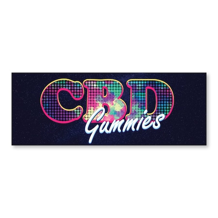 Signmission CDB Gummies, 12 Inch, Decal D-12-30357 | Zoro