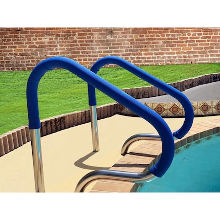 Rail Grips 4 ft. Swimming Pool Hand Rail Grip, Royal Blue OSRG-4RB | Zoro