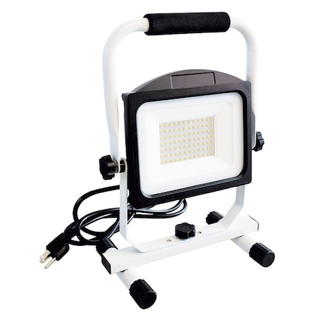Powerzone LED Work Light, 120 VAC, 50 W, 5000 Lumens, 5000 K Daylight ...