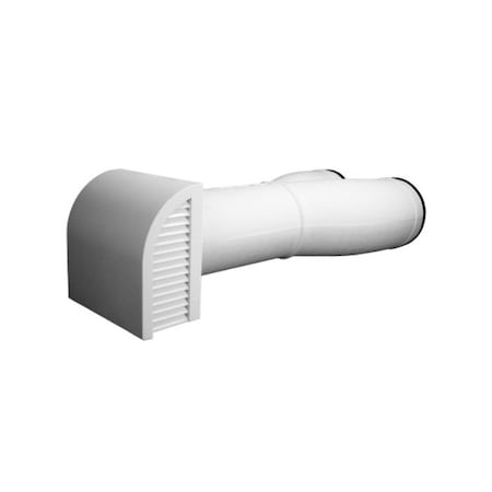 Panasonic Wall Cap, White, 10 3/8 in Overall L FV-WC10VE1 | Zoro