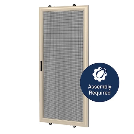 Ritescreen Sliding Screen Door, Left Hand, Almond, PetScreen Mesh, 35. ...
