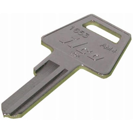 Dormakaba AM4 Nickel Plated Brass American Lock Key Blank, 10PK 761307 ...
