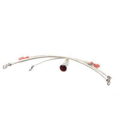 Star Indicator Light with Leads, Red, 250V G2-156111 | Zoro