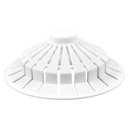Danco Bathtub Hair Catcher, Plastic, White 10771 | Zoro