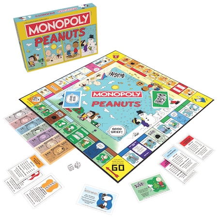 Usaopoly MONOPOLY, Peanuts Board Game MN012-101 | Zoro