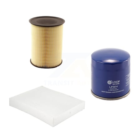 Pur 1x Air + 1x Cabin + 1x Engine Oil Filter Filter 3 Total Kit For ...