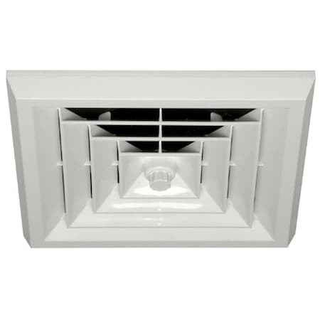 Hot House Designs White Square Ceiling Diffuser 8-7-6 in. Reducing Boot ...
