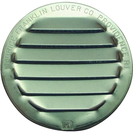 Maurice Franklin Mini Louver with Insect Screen, 1.219 in W, Round ...