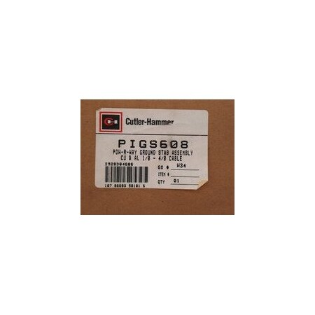 Eaton Cutler-Hammer Cutler Hammer Bus Plugs and Busway Pow-R-Way Ground ...