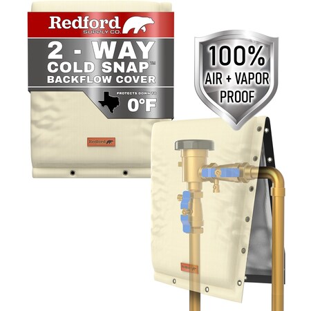 Redford Supply Co. 20"W x 26"H, Tan - 2 Way Opening Custom Backflow ...