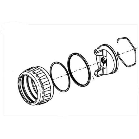 Devilbiss Air Cap Assembly, For PROLite HVLP Suction and Pressure Spray Guns, AG-362 Guns 905239 ...