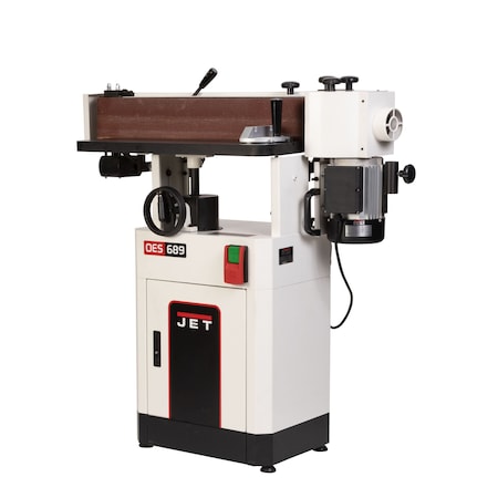 Jet Black Oscillating Edge Sander, 6'' x 89'' Belt OES-689-BLK | Zoro