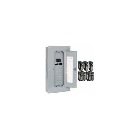 SQUARE D BY SCHNEIDER ELECTRIC Load Center 100 A, 24, 120/240 V AC, PoN ...