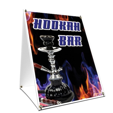 Signmission Hookah Bar, 36 Inch x 24 Inch A-frame Yard Sign, Plastic ...