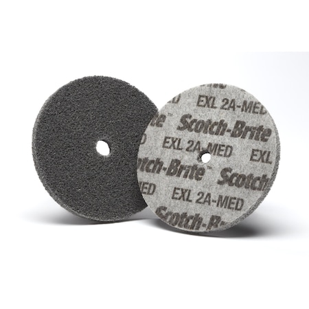 Scotch-Brite EXL Unitized Wheel, 2A Medium, 2 in x 1/2 in x 1/4 in ...