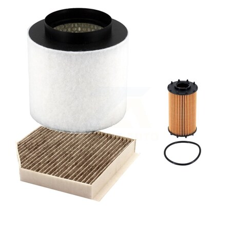 Pur 1x Air + 1x Cabin + 1x Engine Cartridge Oil Filter 3 Total Kit For ...