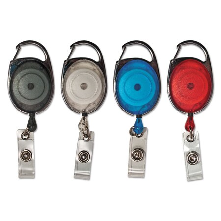 Avery Carabiner-Style Retractable ID Card Reel, 30" Extension, Assorted ...