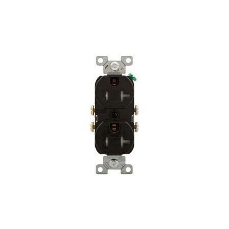 Eaton Straight Blade Receptacle, 5-20R, 20 A, 125V AC, 2 Pole, 3 Wire ...