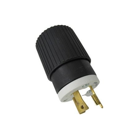 Eaton Locking Plug, L6-30P, 30 A, 250V AC, 2 Pole, Spring Clamp ...