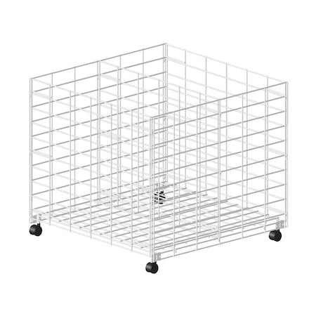 Angola Wire Products Square Dump Bin with Casters, 36" Size C-BDRD3636 ...